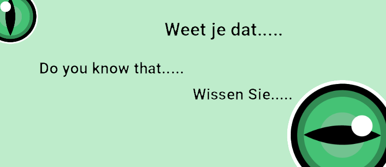 Weet je dat.....